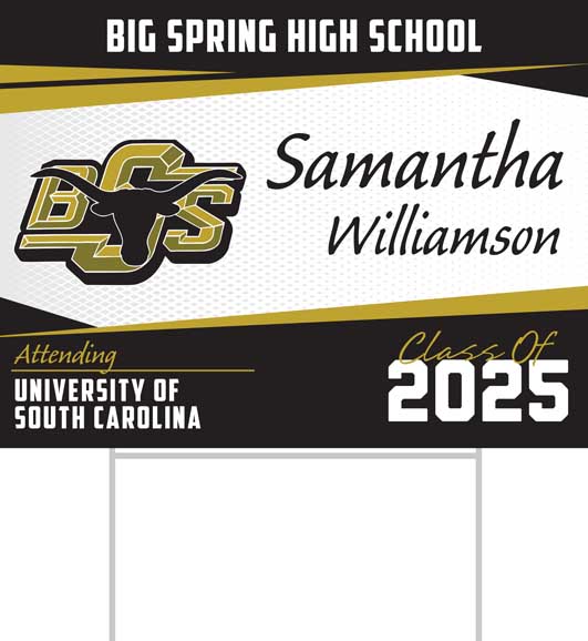 Big Spring High School - Class of Yard Signs