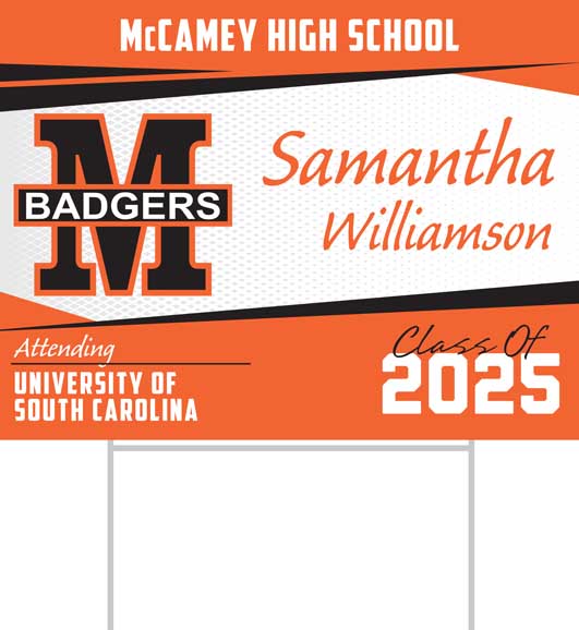 McCamey High School - Class of Yard Signs